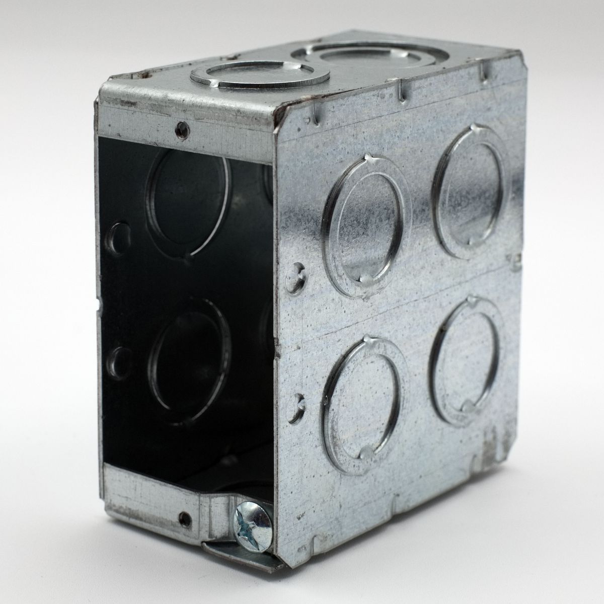 Hubbell Masonry Box, 21 cu. in., 1-Gang, 1/2 & 3/4 in. Ko, Model MBD1K ...