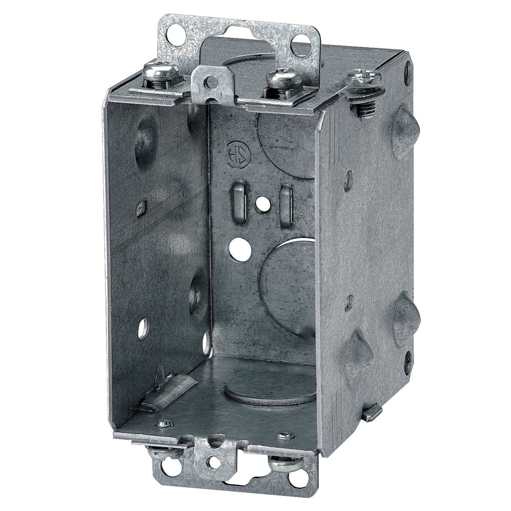 ORTECH, 1-Gang Device Box with Knockouts, Model BOX 1104-K ...